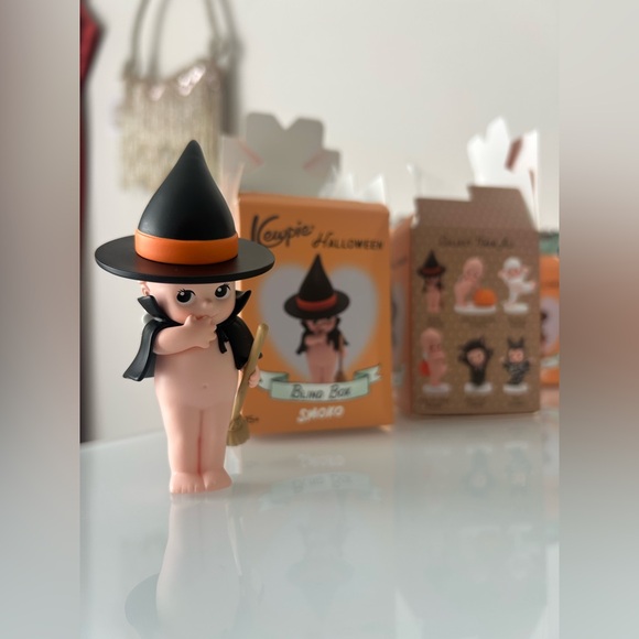 Smoko | Accents | Smoko Kewpie Halloween Witch Figurine With Hat Broom ...